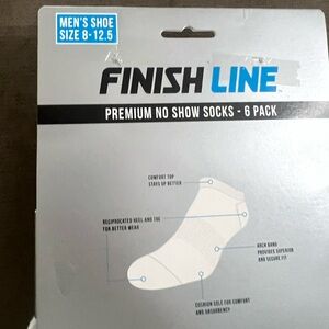 Finish Line | Underwear & Socks | New Mens Finish Line Premium No Show ...